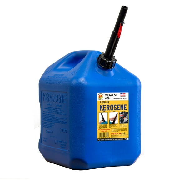 Midwest Can Company 5 Gallon Gasoline Container with Quick-Flow Spout, 2 Pack - Walmart.com