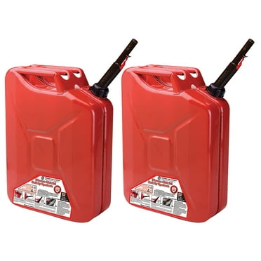 Eagle Mfg 5 gal Type l Safety Gas Can, Red, Funnel with Stainless Steel ...