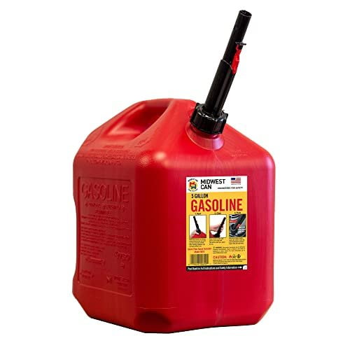 ZENY 5 Gallon 20L Portable Gas Container Jug, Emergency Backup Fuel ...