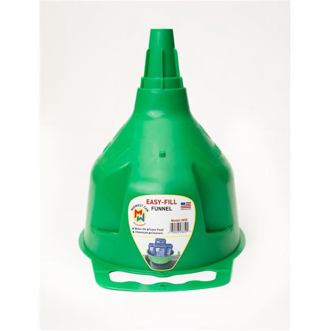 Midwest Can MDW3650 Easy Fill Funnel, Green - Walmart.com