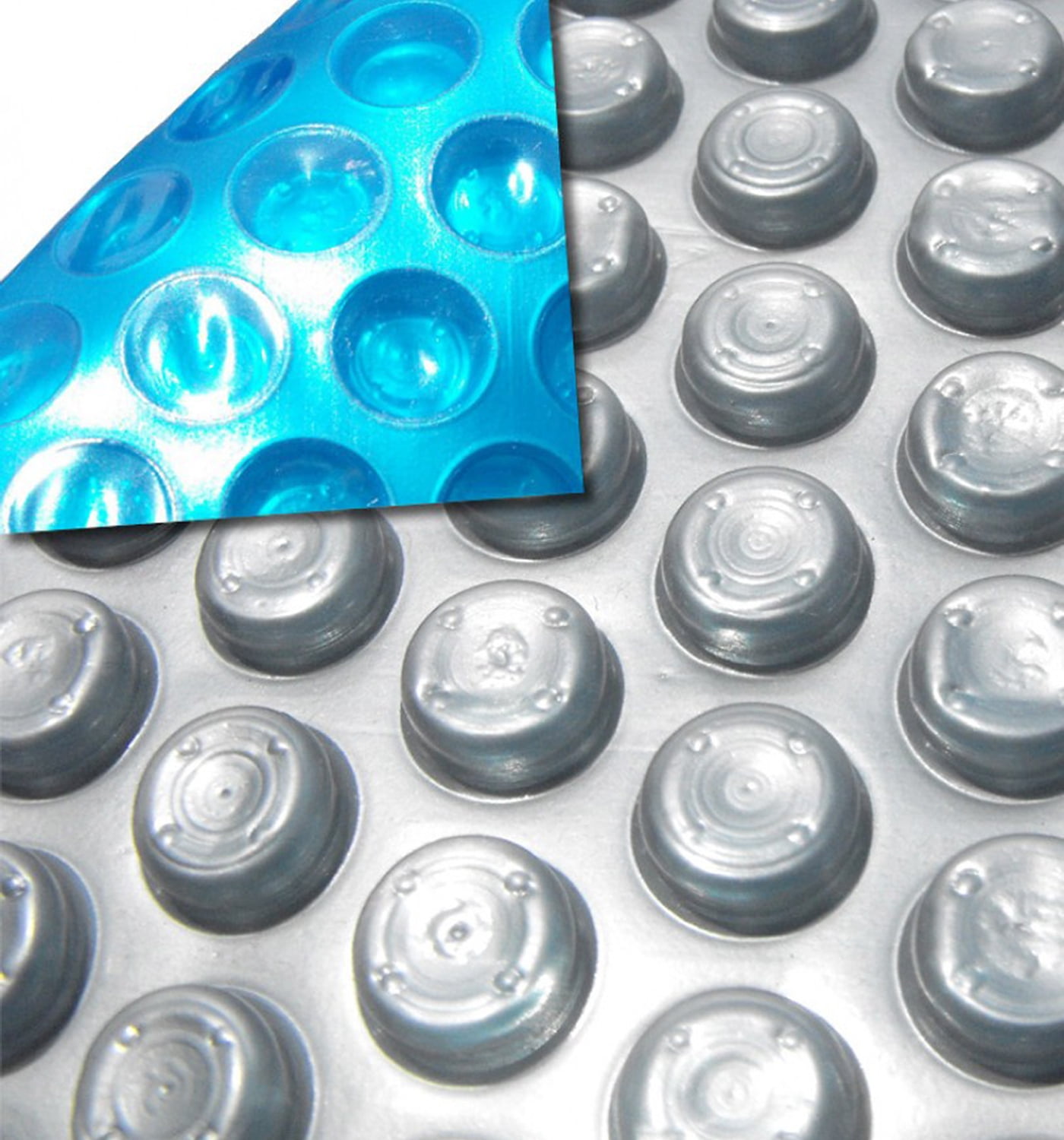Midwest Canvas 18' Round Swimming Pool Space Age Solar Cover with 6 ...
