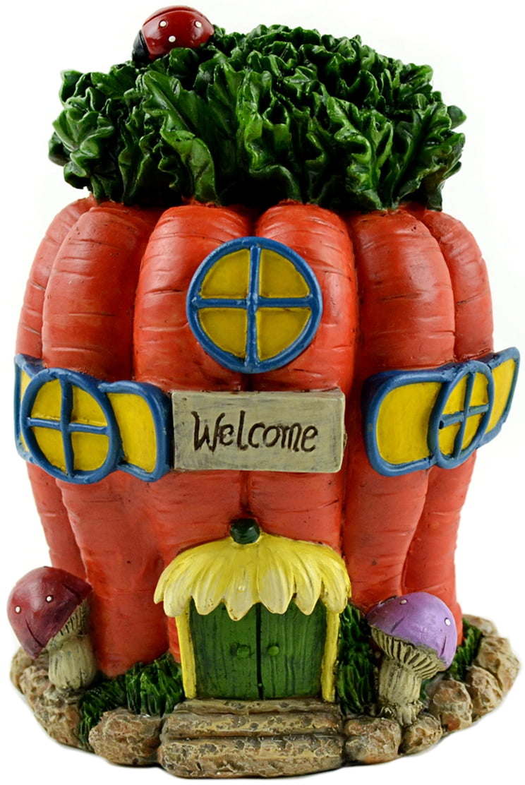 Midwest Design Fairy Garden Carrot House-6.5" - Walmart.com