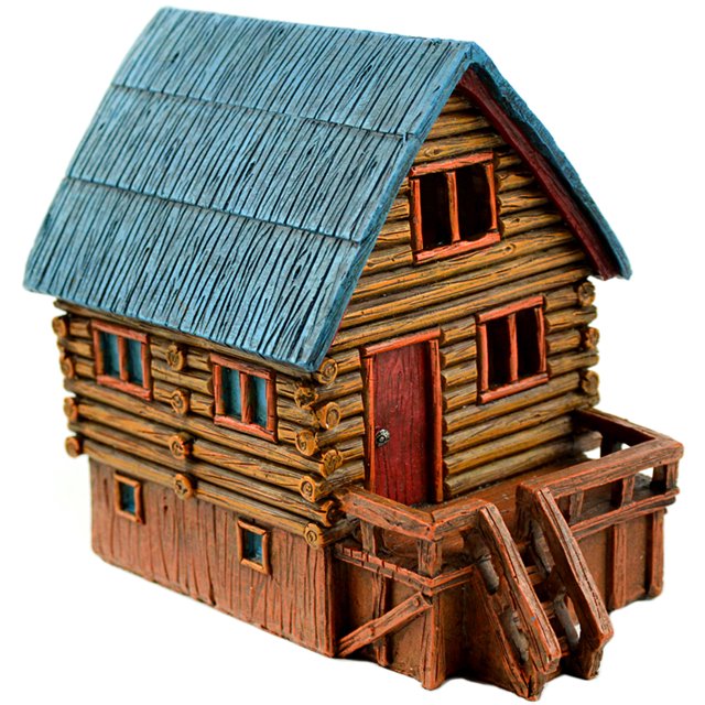 Midwest Design Fairy Garden LED Log Cabin-5.5" - Walmart.com