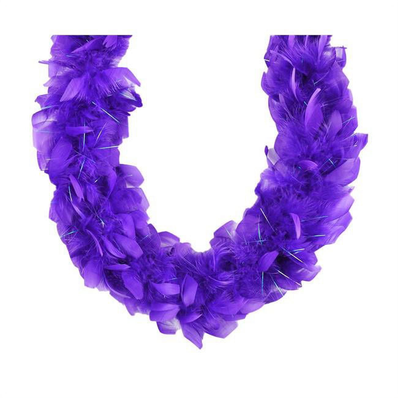 Midwest Design Imports 36702 25 g Purple Chandelle Mini Boas with Lurex ...