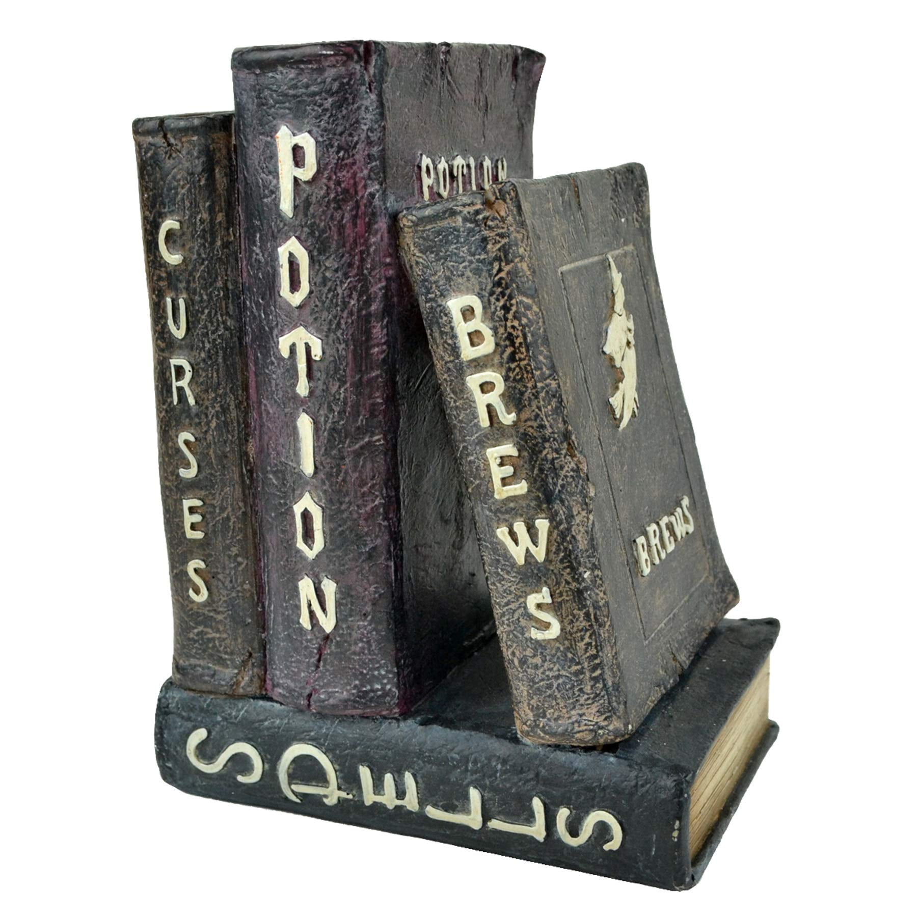 Midwest Design Imports Four Spell Books, 8", Rustic - Walmart.com