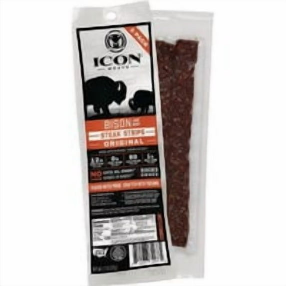 Midwest Distribution 129156 Icon 2 oz Original Bison Strip, Case of 8 ...
