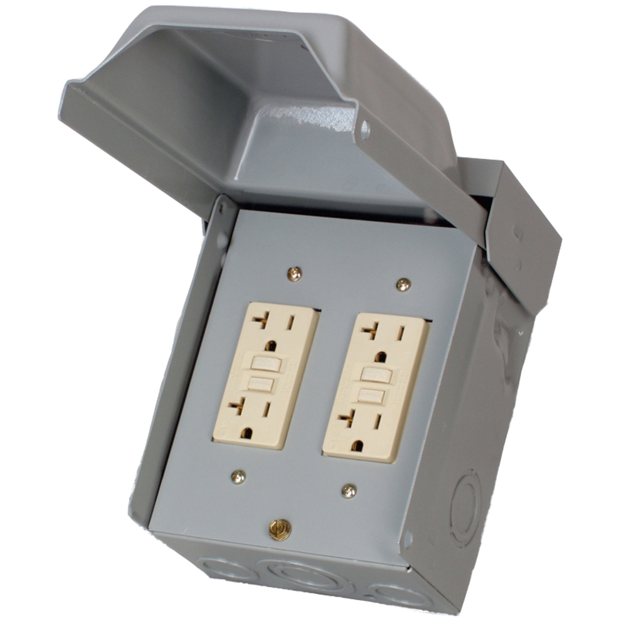 Midwest Electric U012010 Unmetered Surface Power Outlets - 20A, Dual W ...