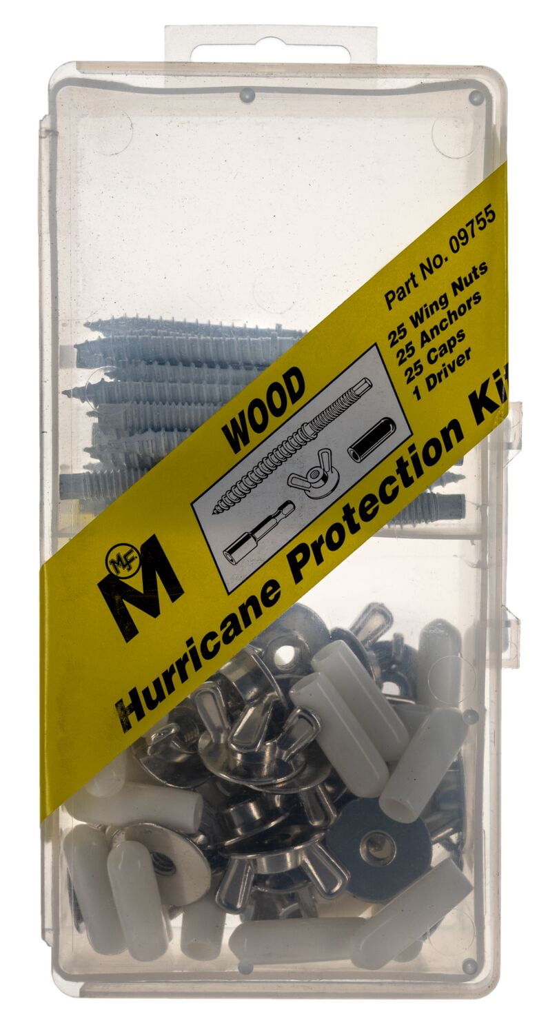 Midwest Fastener 1/4"-20 x 2-3/4" White Ruspert Coated Wood Hurricane ...
