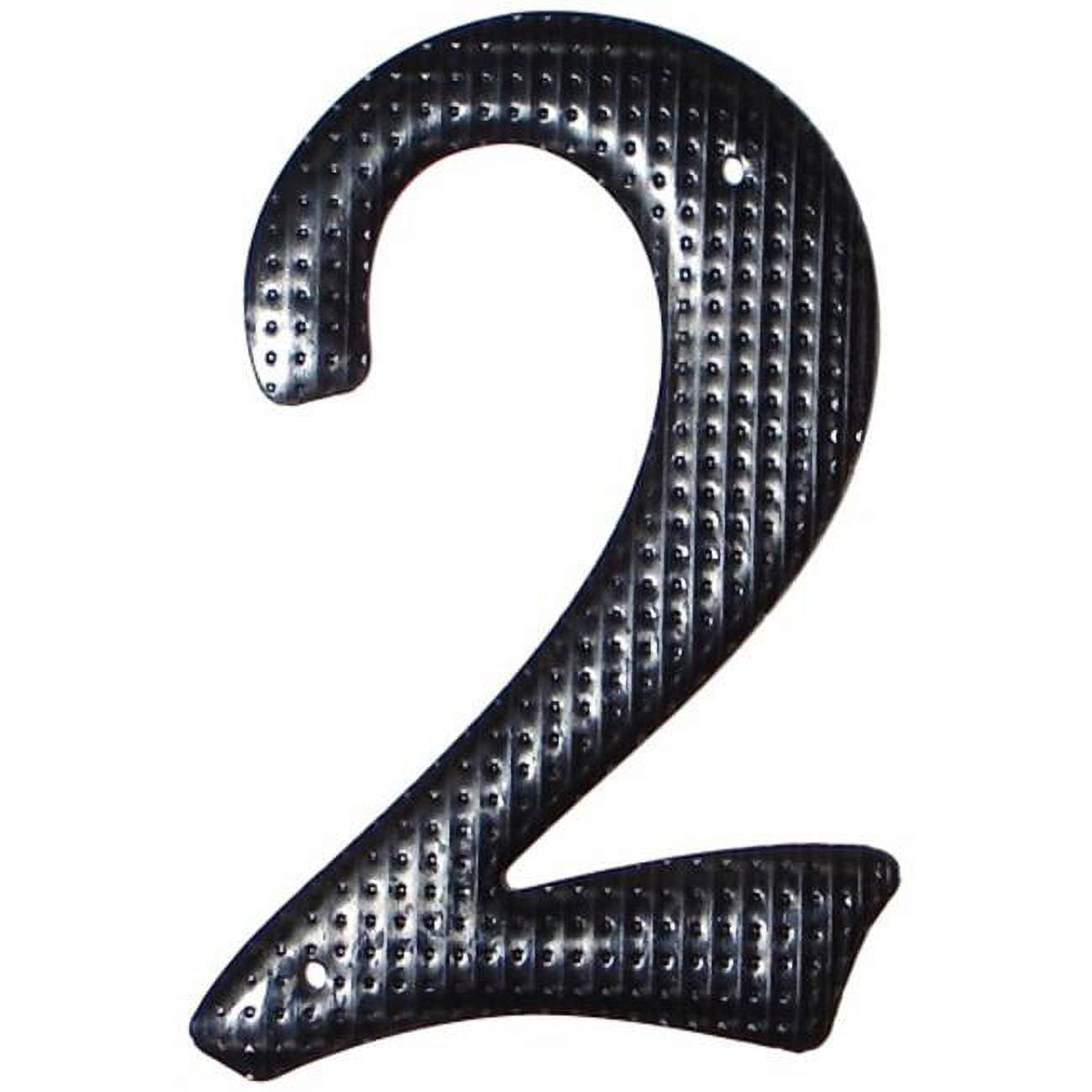 Midwest Fastener 313342 3.75 in. - 2 Black Aluminum House Numbers - 25 ...