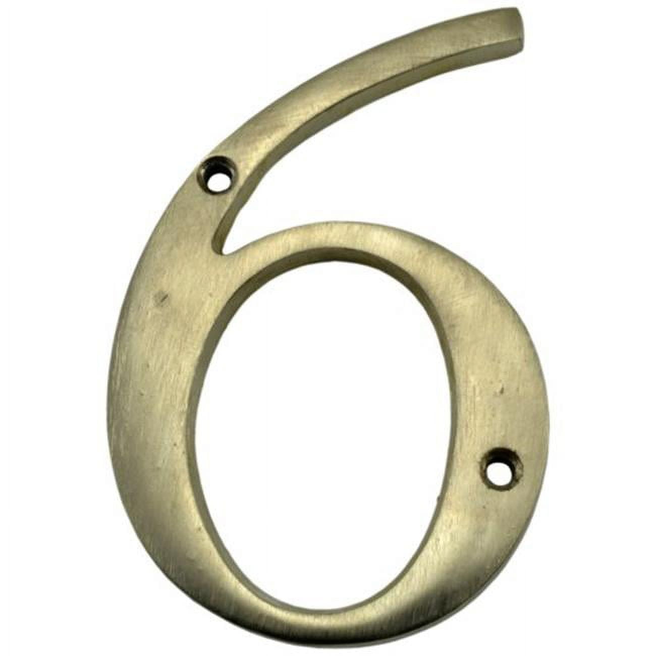 Midwest Fastener 360066 4 in. - 6 Nickel & Chrome House Numbers - 3 ...