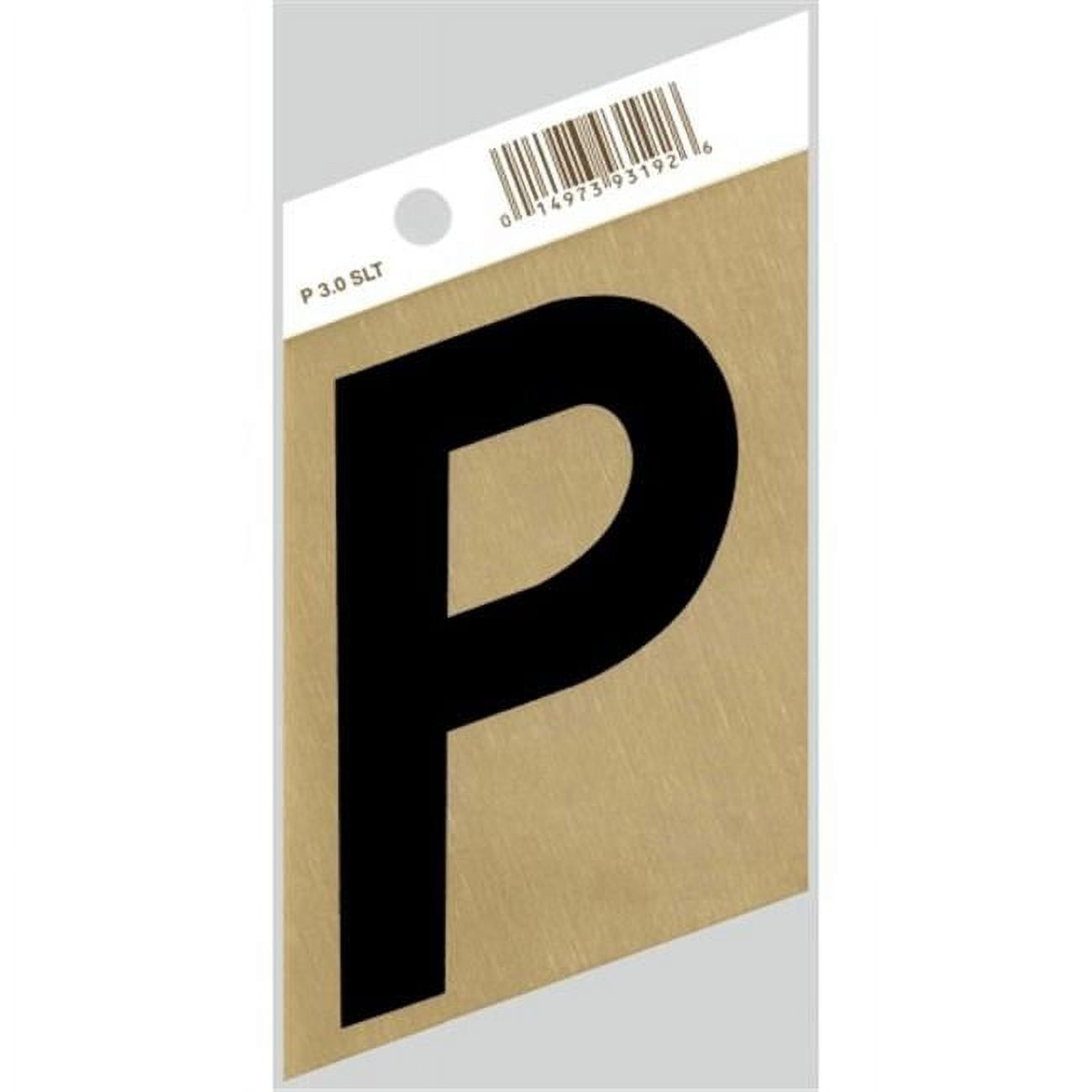 Midwest Fastener 393192 3 in. - P Slanted Black & Gold Letters - 12 ...