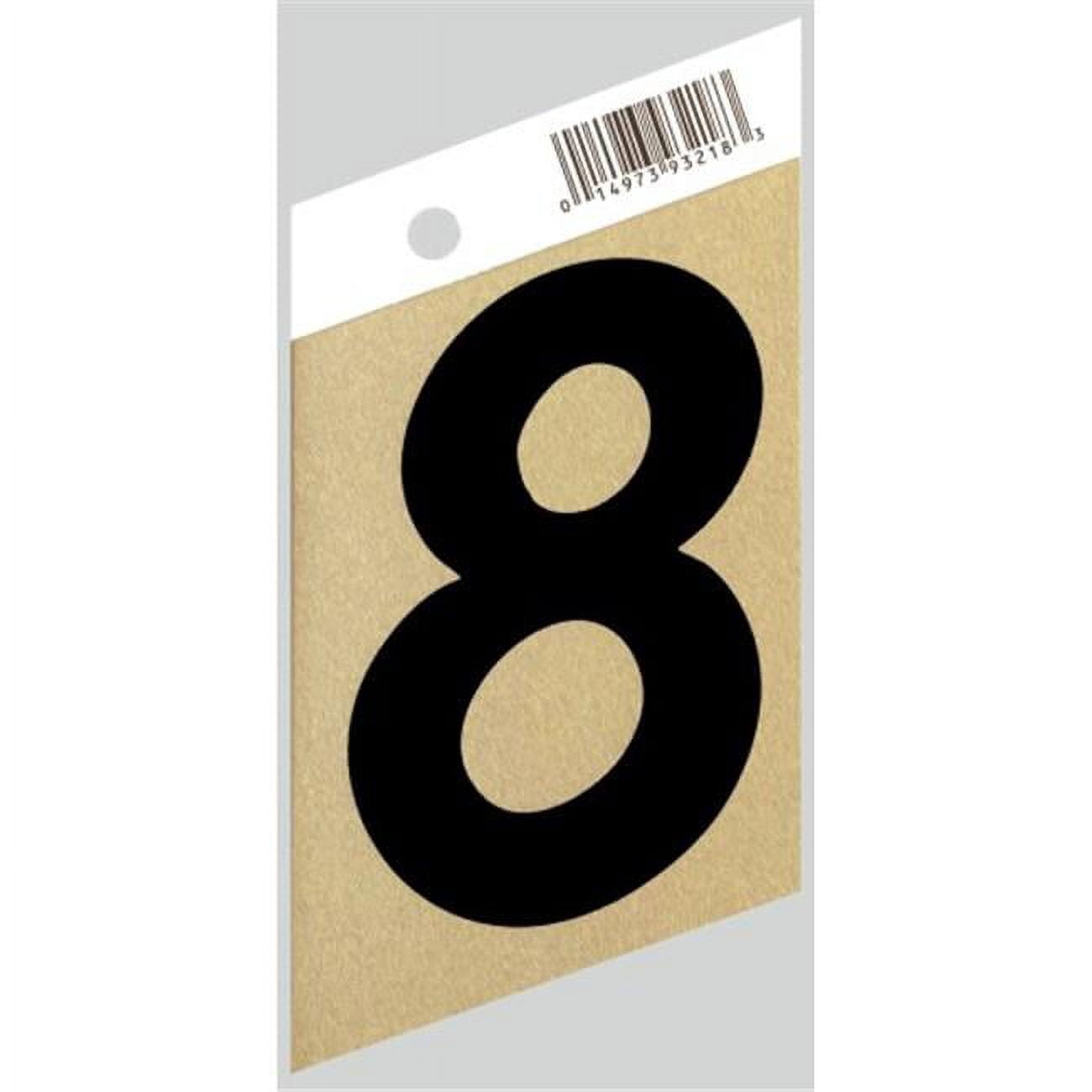 Midwest Fastener 393218 3 in. - 8 Slanted Black & Gold Numbers - 12 ...