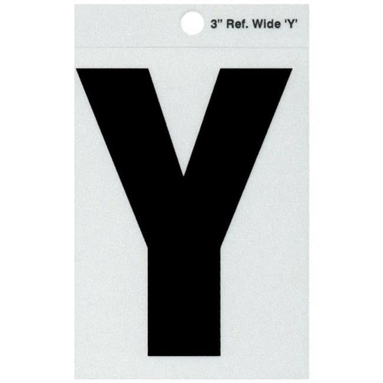 Midwest Fastener 393465 3 in. - Y Straight Wide Black Reflective ...