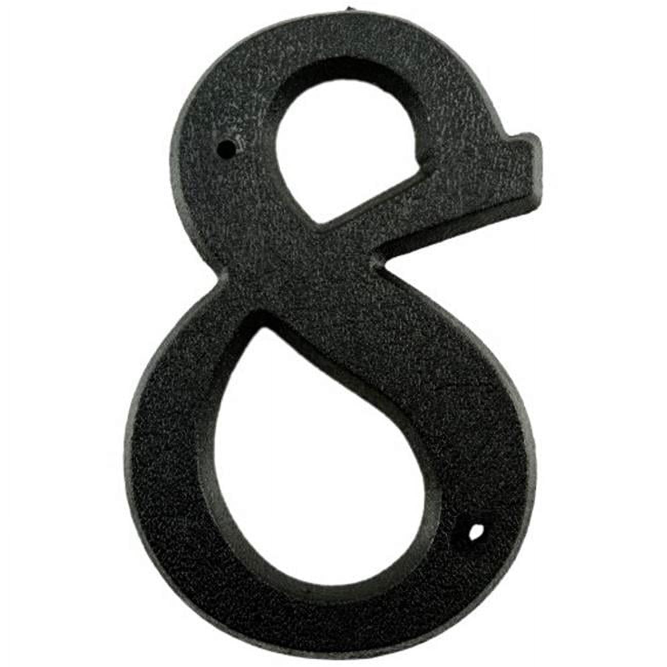 Midwest Fastener 395337 5.25 in. - 8 Black House Numbers - 25 Piece ...