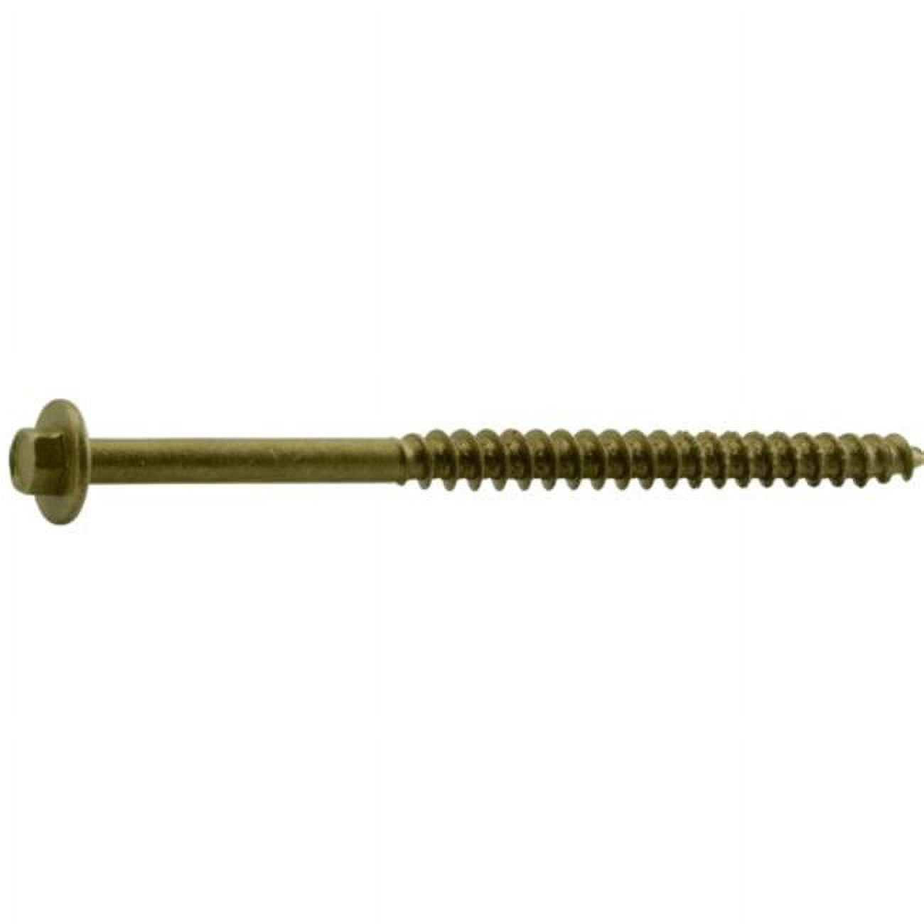Midwest Fastener 52011 0.37 x 5 Ledger Board Tan Screw - 25 Piece ...