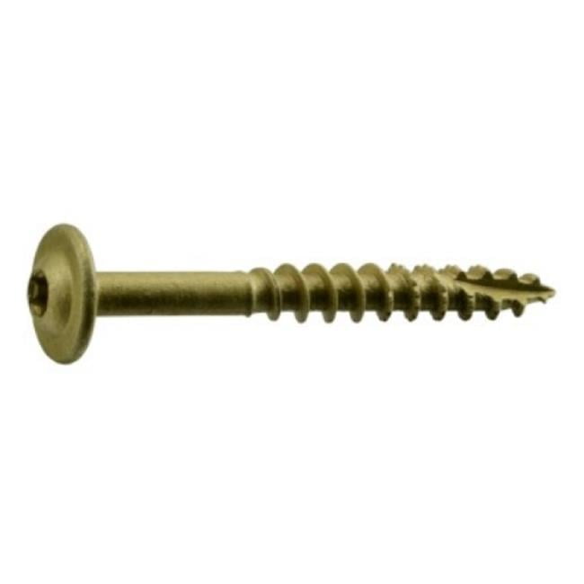 Midwest Fastener 52532 0.312 x 2.5 in. Star Drive Large Screw, Tan ...