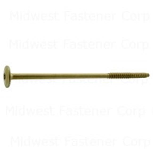 Midwest Fastener 52540 0.37 x 8 Star Lag Tan Screw - 25 Piece - Walmart.com