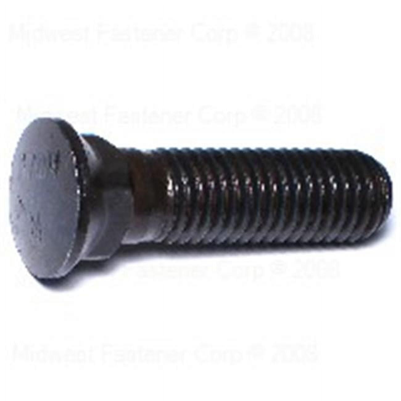 Midwest Fastener 6629 0.62-11 x 2.5 Domed Head Plow Bolts - 38 Piece ...