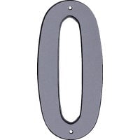 Midwest Fastener Hy-Ko Reflective Plastic Number 4" REFL 0, Each ...