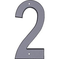 Midwest Fastener Hy-Ko Reflective Plastic Number 4" REFL 2, Each ...