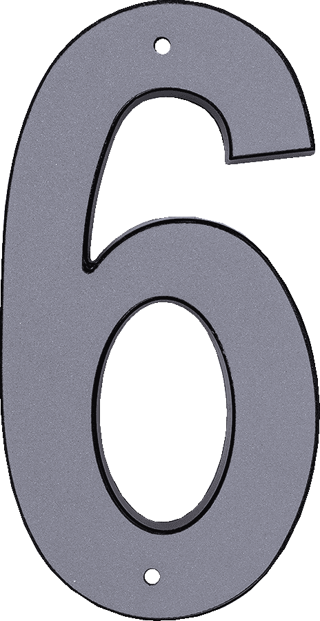 Midwest Fastener Hy-Ko Reflective Plastic Number - Pack of 4 ...