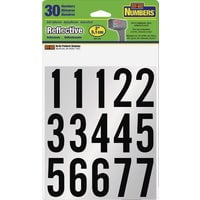 Midwest Fastener Hy-Ko Reflective Vinyl Number 2" NUMBERS, Each ...