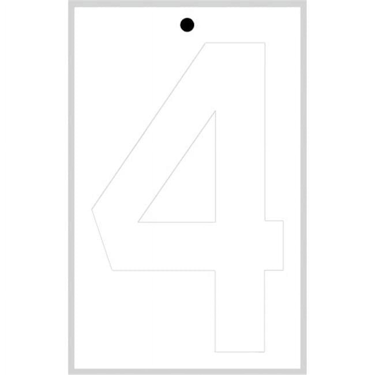Midwest Fastener MF300331 3 in. - 4 White Self Aligning Reflective ...
