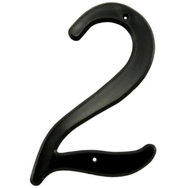 4" - "2" Black Plastic Reflective House Numbers - Walmart.com