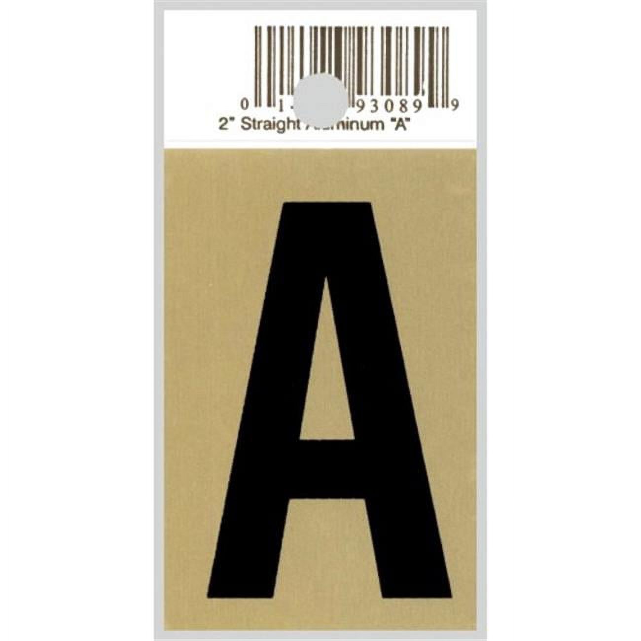 Midwest Fastener MF393089 2 in. - A Straight Black & Gold Letters - 12 ...