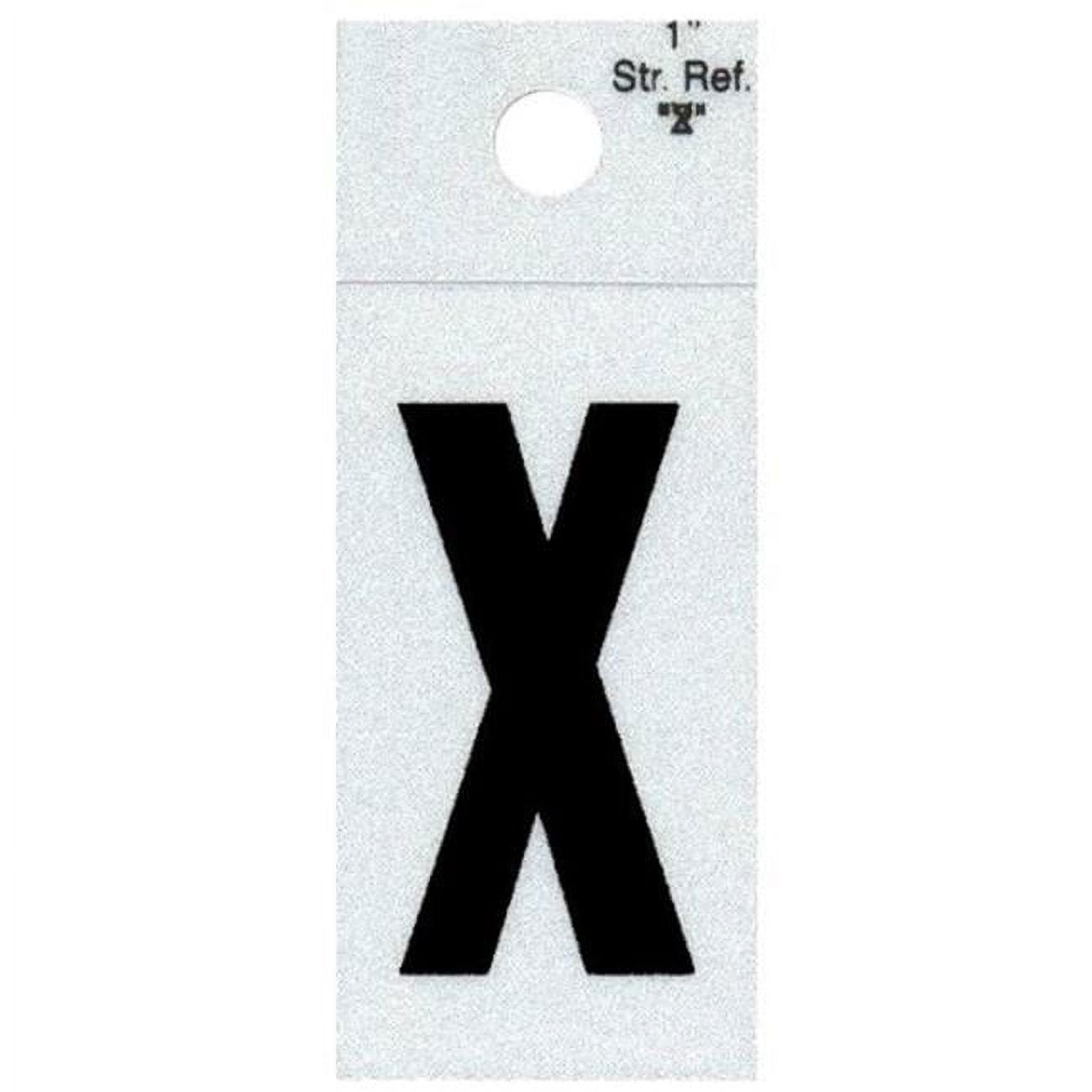 Midwest Fastener MF393332 1 in. - x Straight Black Reflective Letters ...