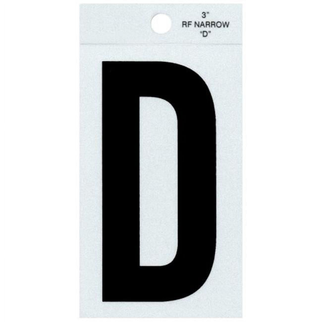 Midwest Fastener MF393400 3 in. - D Straight Narrow Black Reflective ...