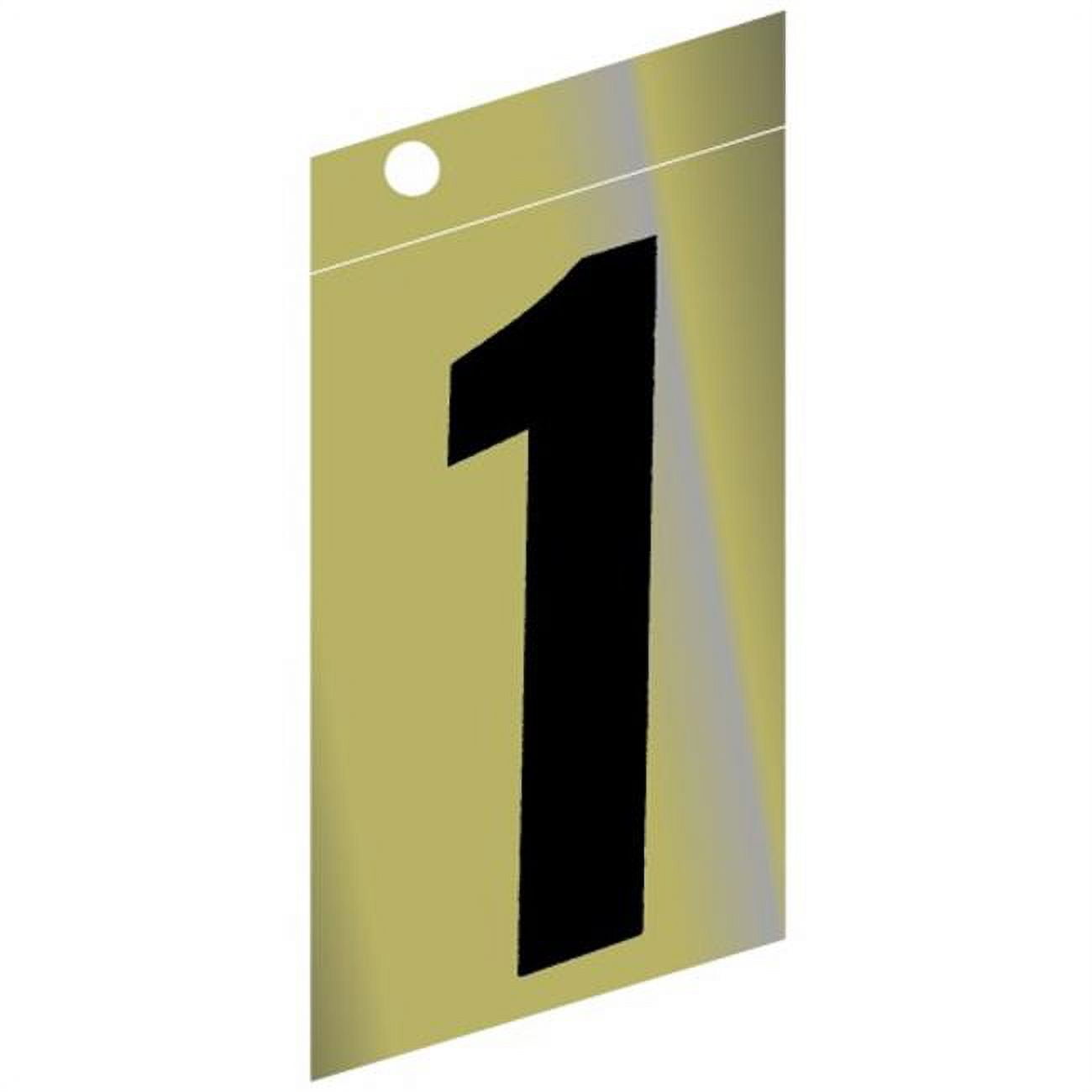 Midwest Fastener MF393731 3 in. - 1 Slanted Gold Numbers - 12 Piece ...