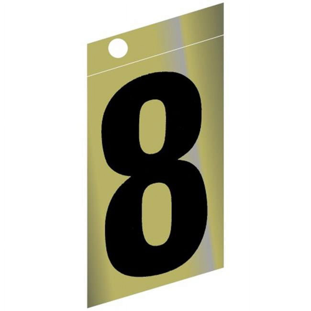 Midwest Fastener MF393738 3 in. - 8 Slanted Gold Numbers - 12 Piece ...