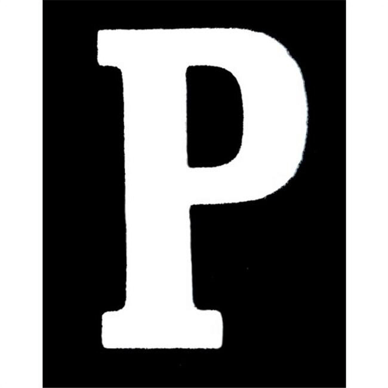 Midwest Fastener MF393836 1.5 in. - P White Masked Silhouette Letters ...