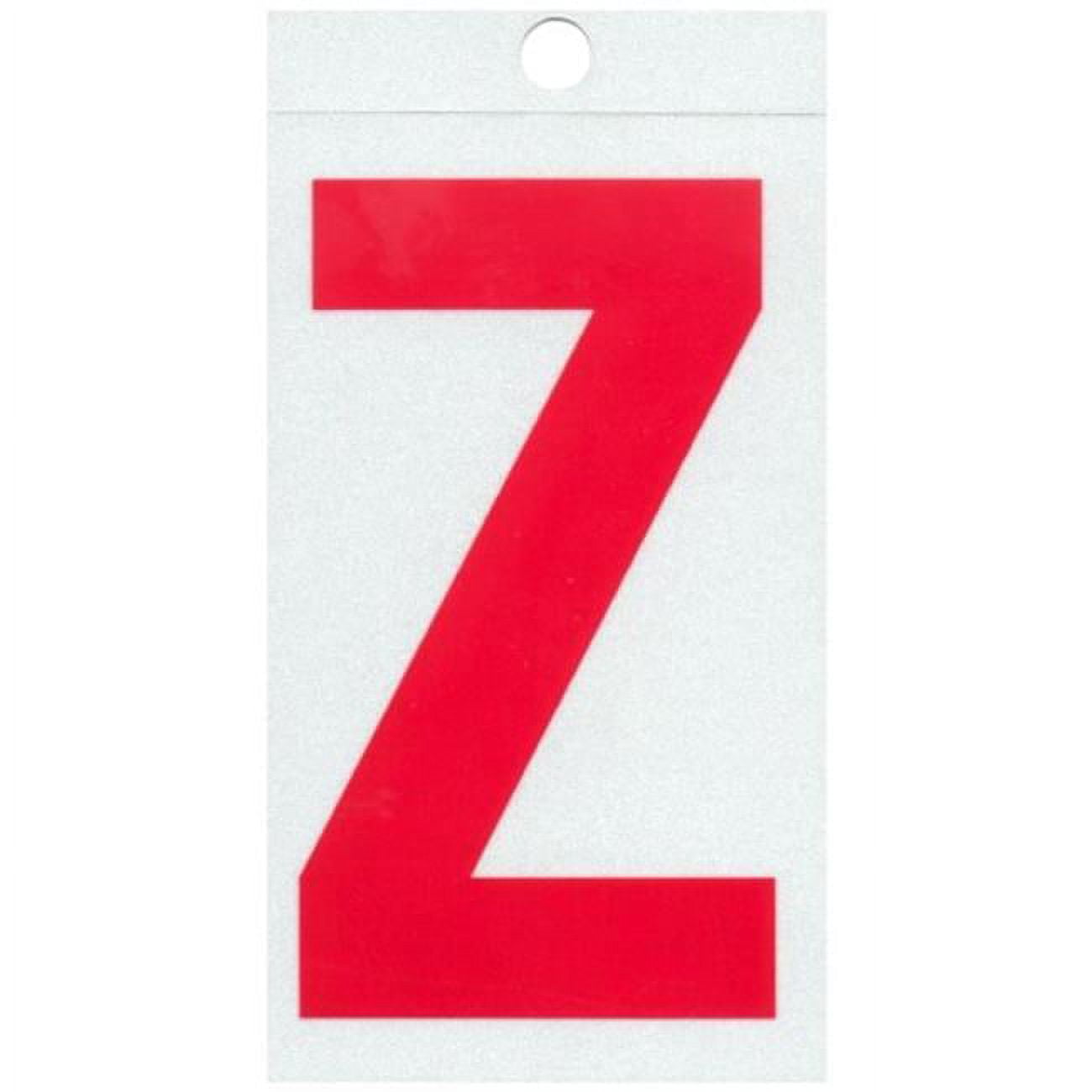 Midwest Fastener MF395080 3 in. - Z Straight Red Reflective Letters ...