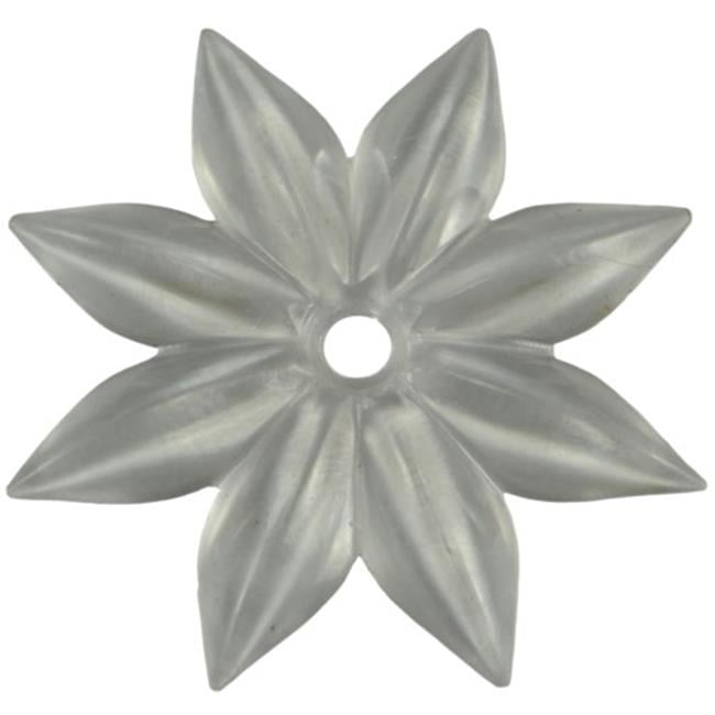 Midwest Fastener MF66186 2 in. Clear Rosette Mirror Hardware - 6 Piece ...