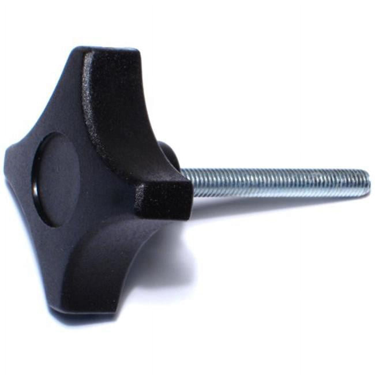 Midwest Fastener MF78008 6-1.0 x 50 mm Stud Male Threaded 4-Prong Knob ...