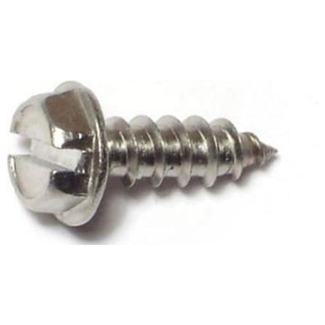 Midwest Fastener MF85755 10 x 0.37 in. Slotted Hex Wash Sheet Metal ...