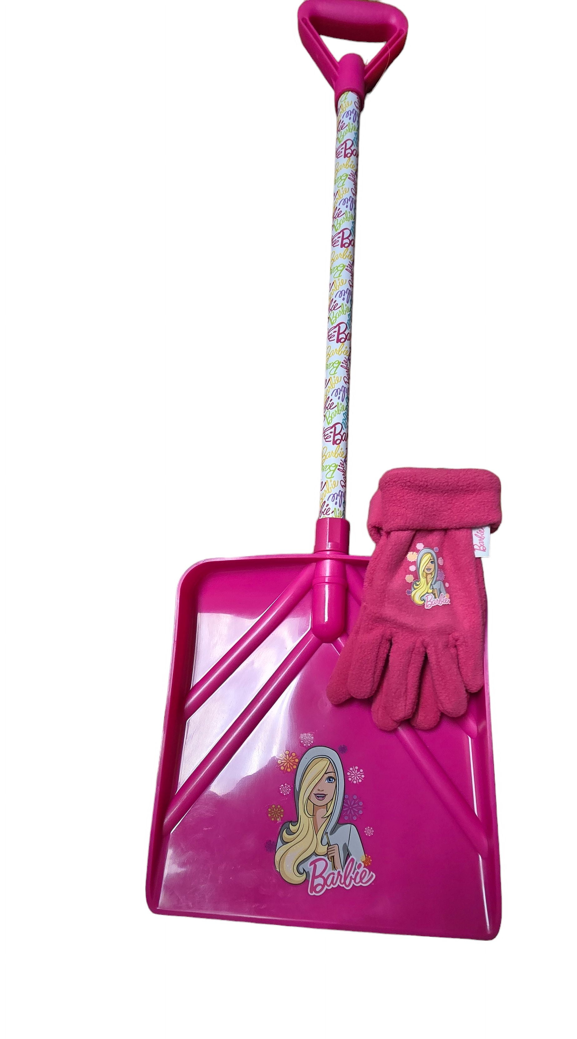 Midwest Gloves & Gear SF60K-K-AZ-6 Kids Barbie Snow Shovel, Pink/Multi ...