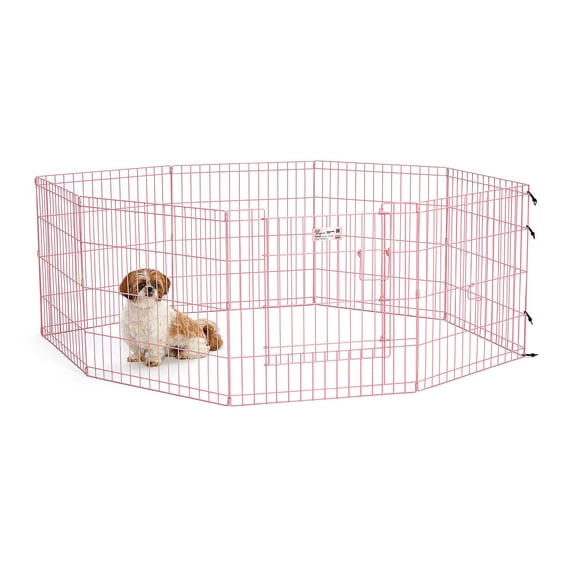 Open Box Midwest Homes for Pets 24-Inch Exercise Pen, for Indoor and ...