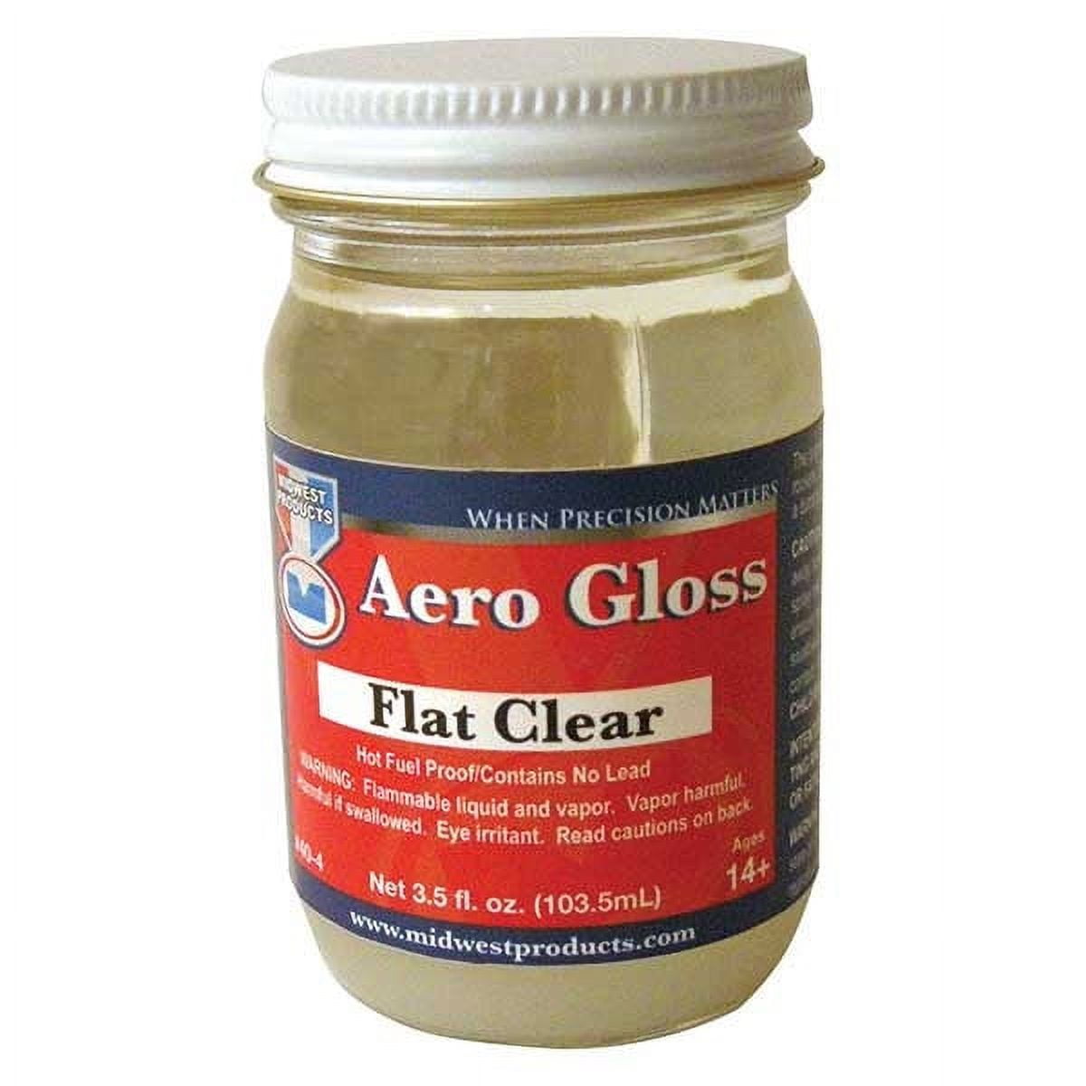 Midwest Products 404 3.5 oz. Bottle Aero Gloss Dope Flat Clear ...
