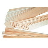 Midwest Products Balsa Wood Strips - 30 Pieces, 1/8" x 1/4" x 36 ...