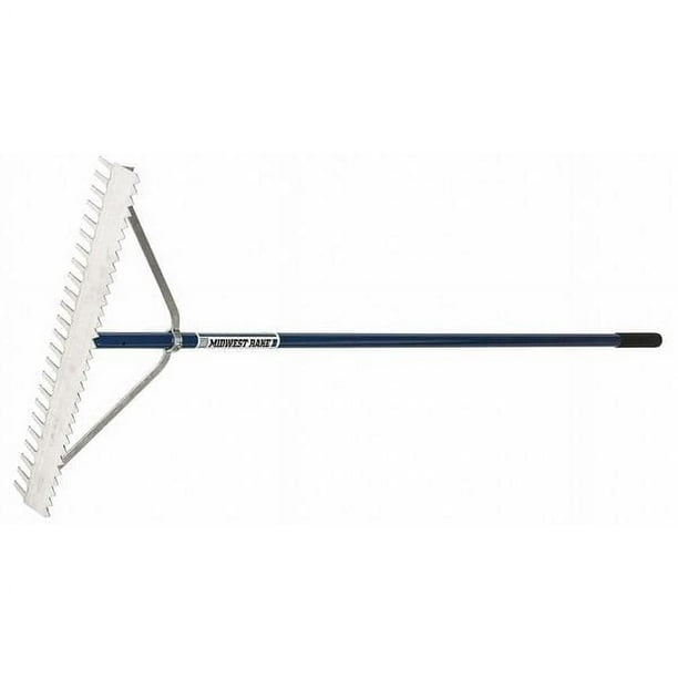Midwest Rake Asphalt Lute,24 Tines,Aluminum Handle 12536GRA - Walmart ...