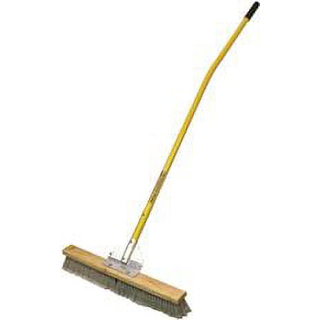 Midwest Rake Duo Broom, 24 In. With 60 In. Yellow Ergonomic Aluminum ...