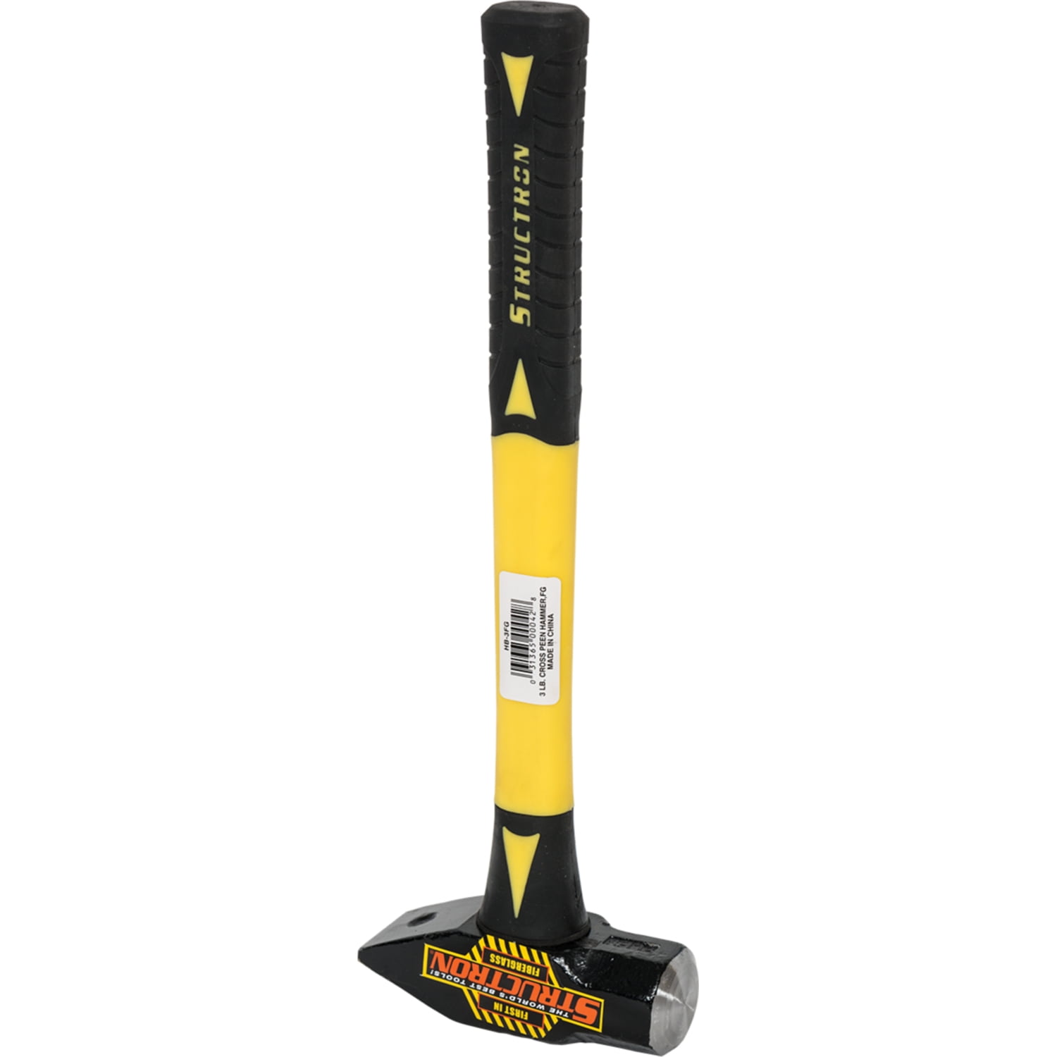 Midwest Rake LLC 41578 16" X 6" X 3" Cross Peen Hammer - Walmart.com