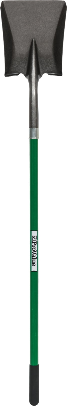 Seymour 9.7" Square Point Shovel With 43" Fiberglass Handle - Walmart.com