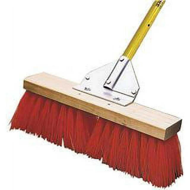 Midwest Rake Street And Landscape Broom, 18 In. With 60 In. Ergonomic ...
