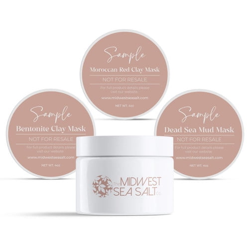 Midwest Sea Salt Company Clay Mask Sampler Set - Walmart.com