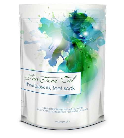 Midwest Sea Salt Company Tea Tree Oil Foot Soak - 24oz - Helps Treat ...