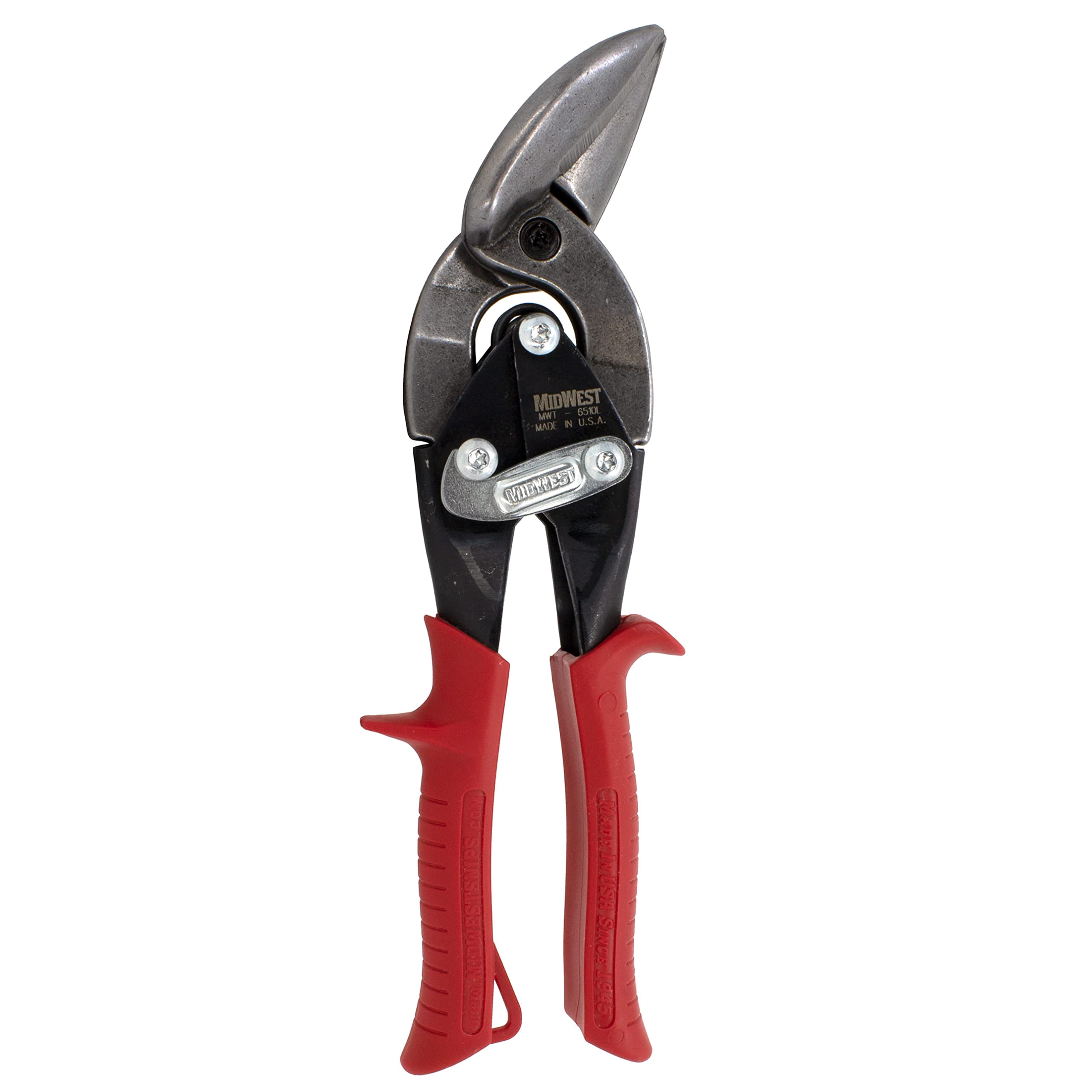 Midwest Snips, Aviation Snips, MWT-6510L, Left/Straight, 9 3/4 in ...